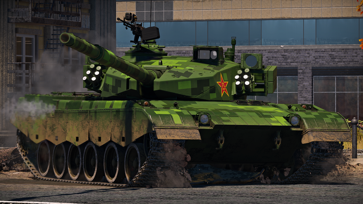 “赤瞳龙姬”ZTZ-96A（原型）【战雷摄影】 - 哔哩哔哩