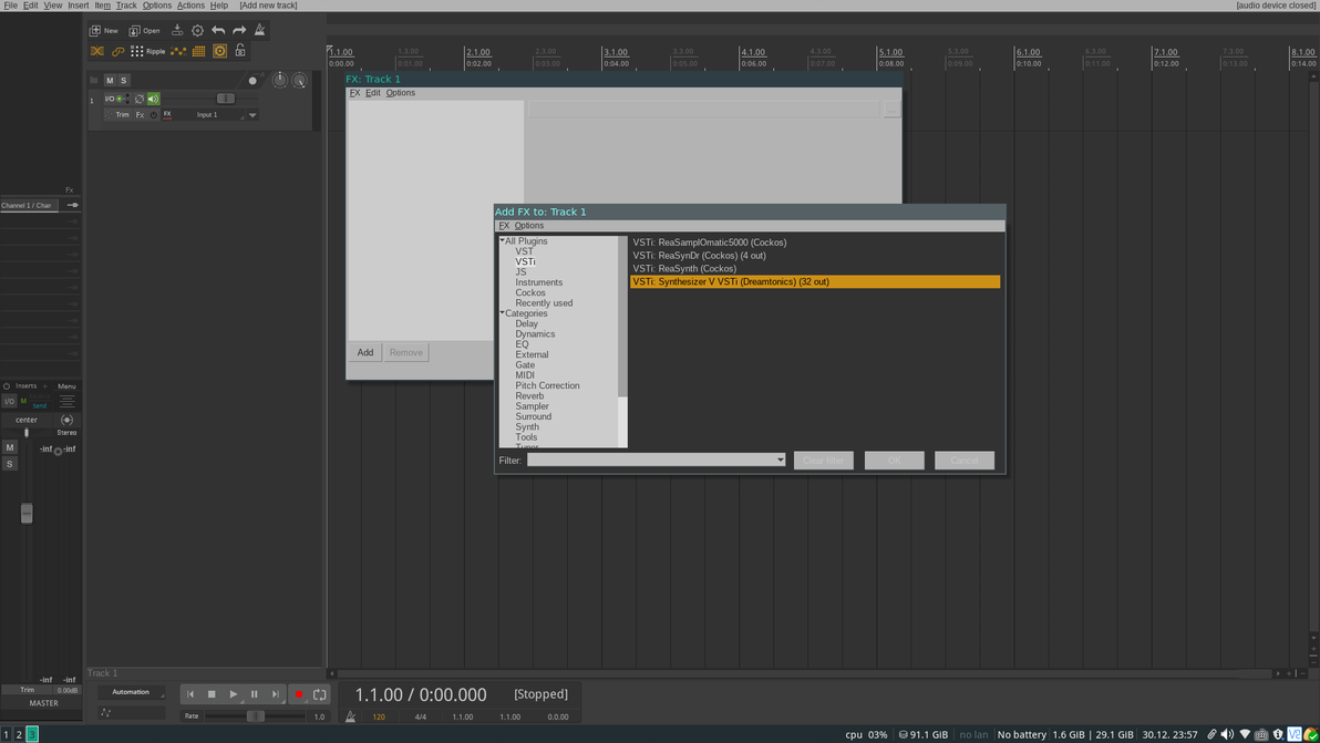 在Linux上也能使用的人声歌唱软件——Synthesizer V - 哔哩哔哩