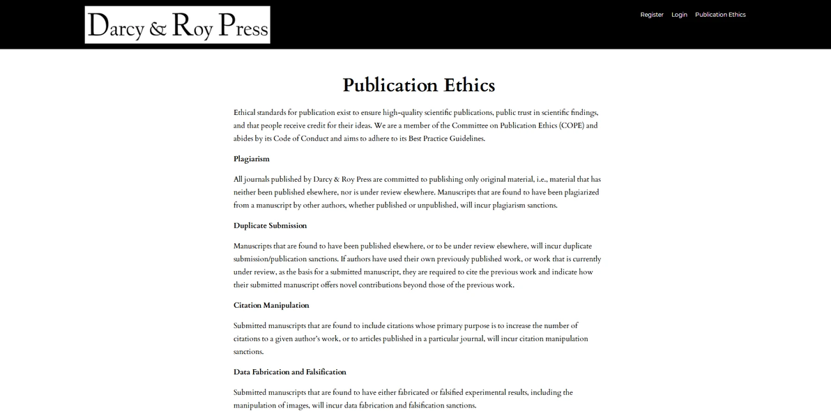 Darcy & Roy Press出版社期刊、丛书论文集出版 - 哔哩哔哩