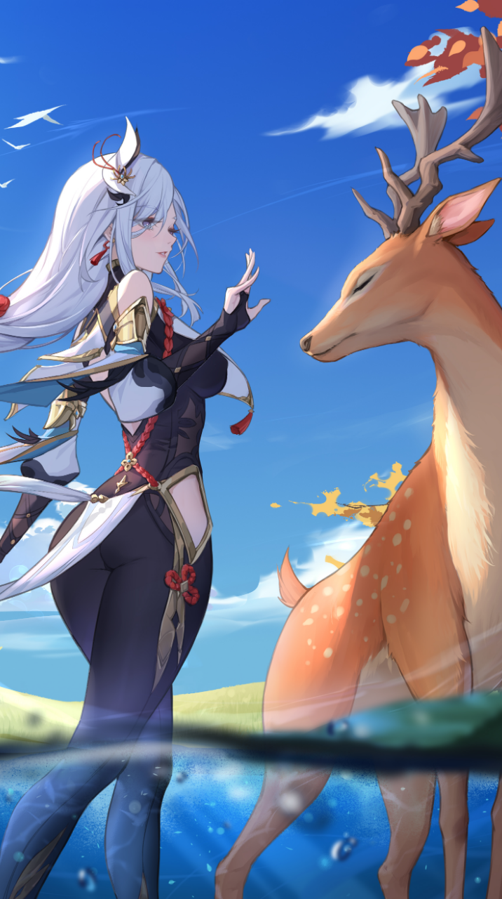 原神壁纸 | 【申鹤】高清壁纸 - 哔哩哔哩