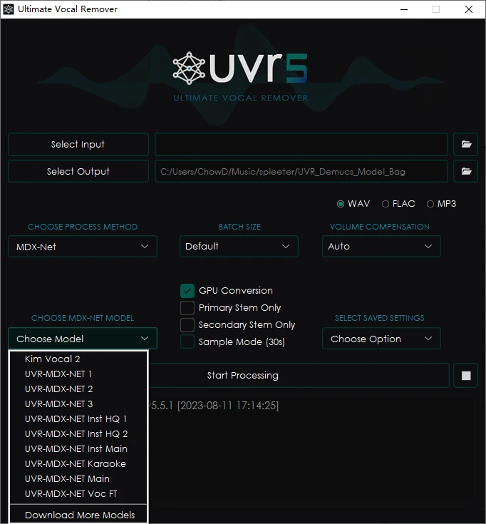 2023.08 迄今最强的开源免费人声分离解决方案MVSEP-MDX23，赶紧把你的Spleeter丢了 - 哔哩哔哩