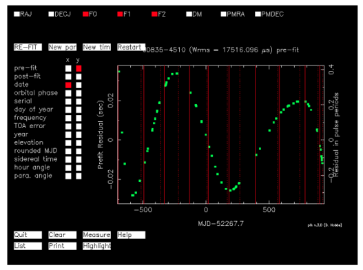 TEMPO2 examples tempo2学习实例 - 哔哩哔哩