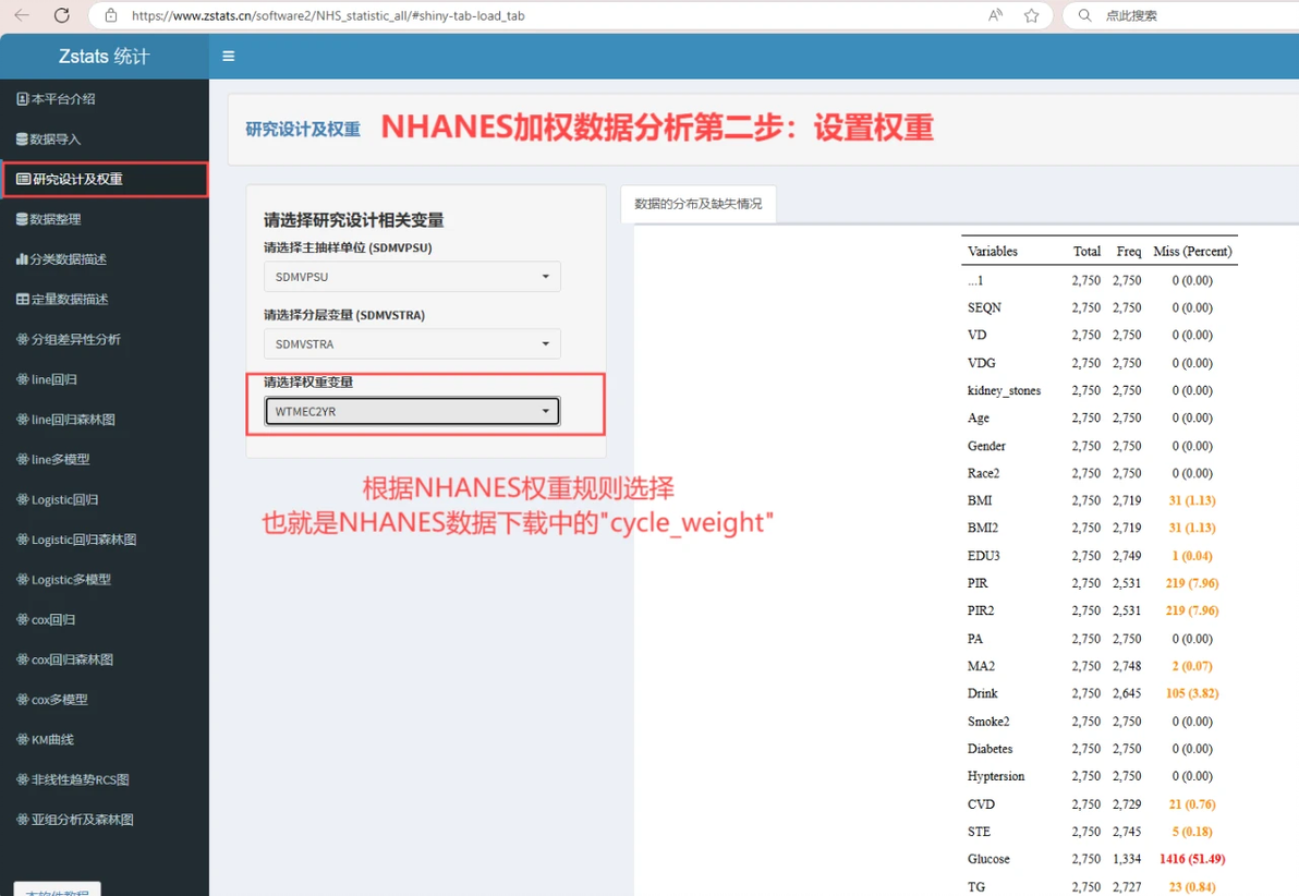 挑战半天搞定一篇NHANES！加权数据分析，0代码1分钟搞定全部图表！ - 哔哩哔哩