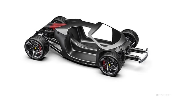 【概念设计】法拉利/Ferrari F4T（2017） - 哔哩哔哩