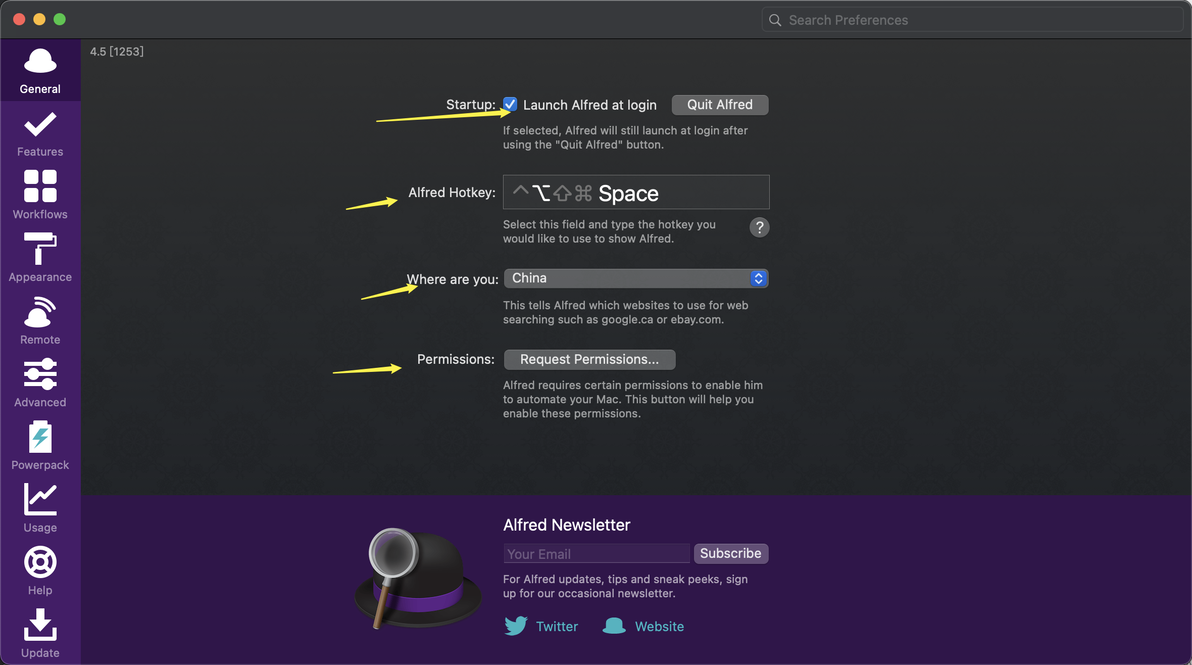 【Mac】Alfred简单设置上手 - 哔哩哔哩