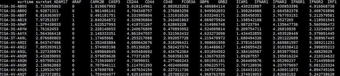 来抄作业啦！利用Cox回归分析来筛选预后特征基因 - 哔哩哔哩