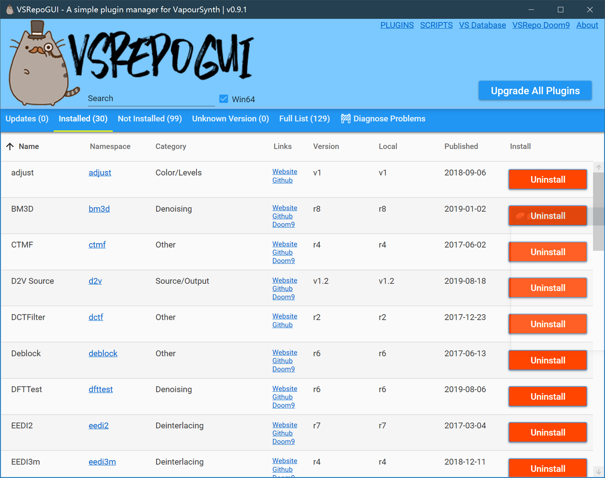 VS+SVP让你的视频如丝般顺滑 - 哔哩哔哩