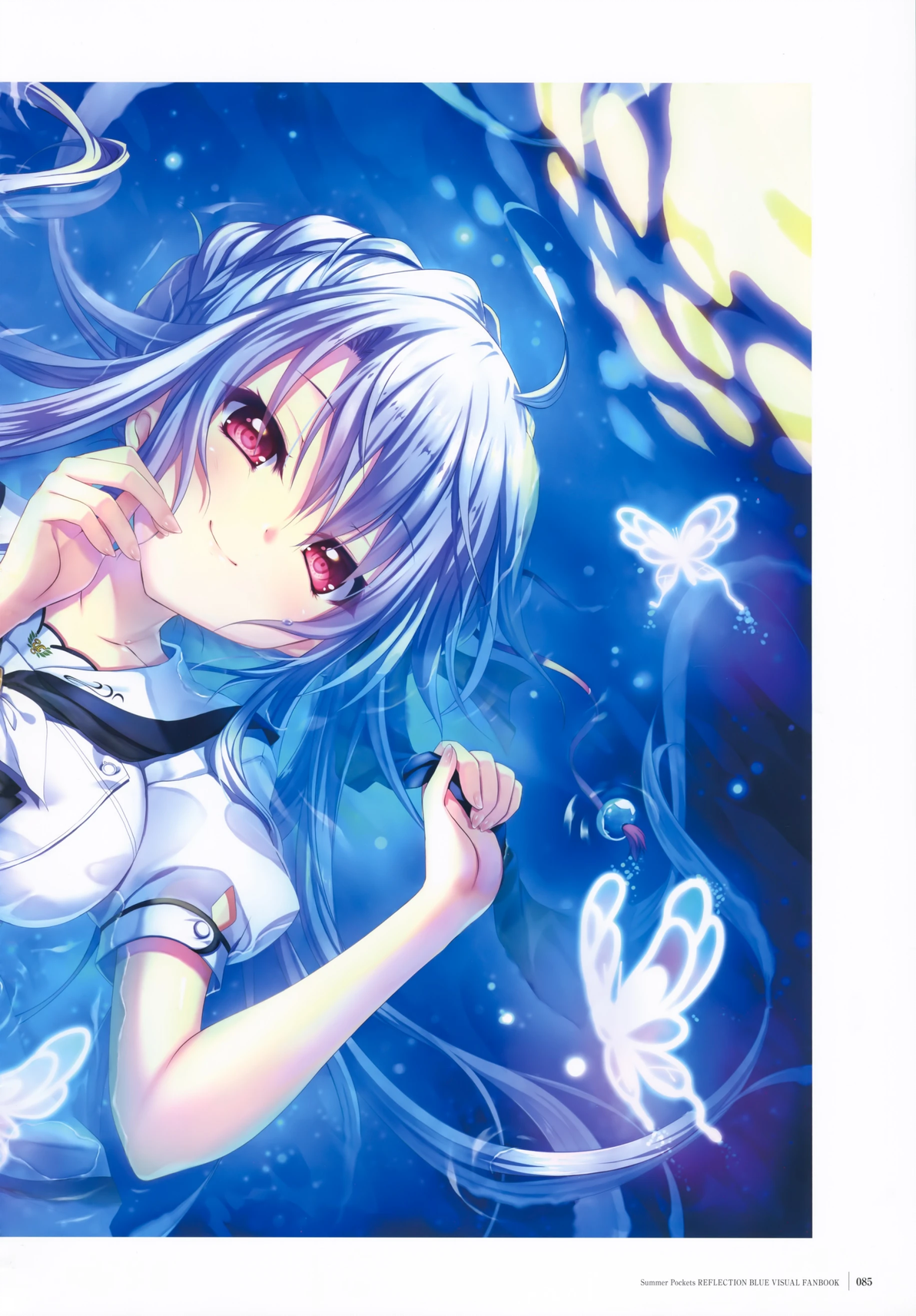 Summer Pockets REFLECTION BLUE VISUAL FANBOOK（夏日口袋：映蓝序言美术设定集）一 - 哔哩哔哩