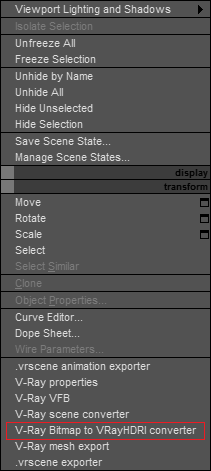 V-Ray Bitmap到VRayHDRI转换器工具 - 哔哩哔哩