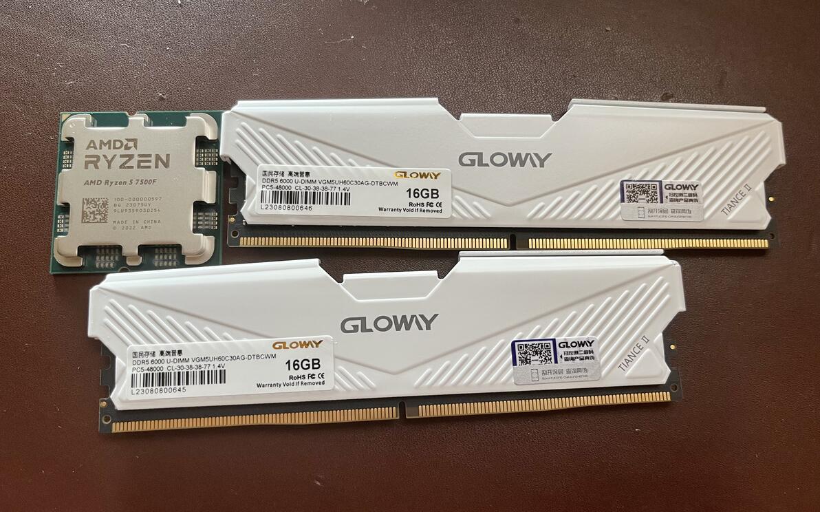 入门锐龙R5-7500F 和 映泰B650MP-E PRO 简测 - 哔哩哔哩