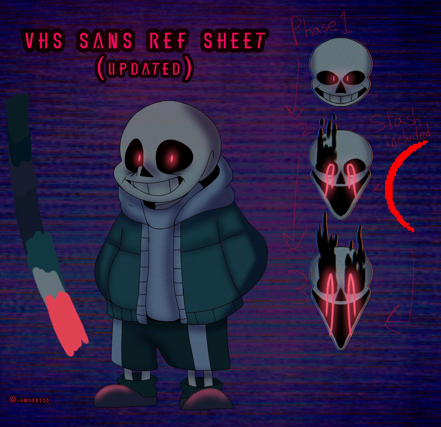 UnderTale: The Hackers End及VHS Sans基础设定（会不断补充） - 哔哩哔哩