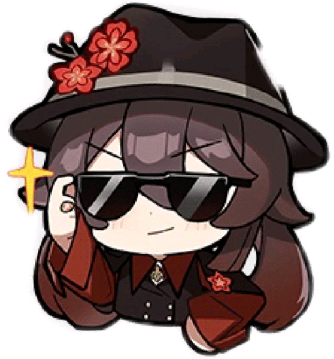 原神胡桃表情包91张 无水印 - 哔哩哔哩