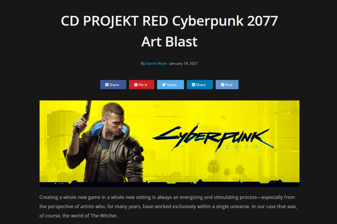 终于来了！2000+图收好了！《赛博朋克2077》正式设定集！CDPR憋的一波大招！-之绘ART - 哔哩哔哩