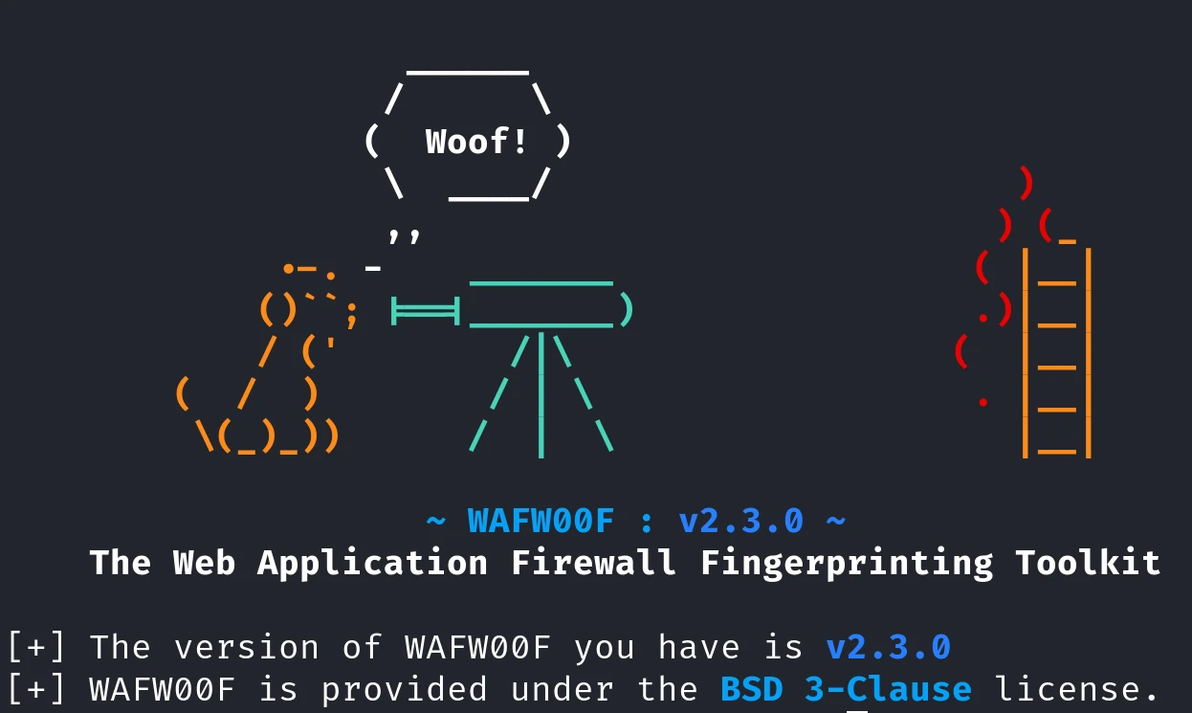 wafw00f：一款WAF识别工具！全参数详细教程！Kali Linux教程！黑客入门教程！ - 哔哩哔哩