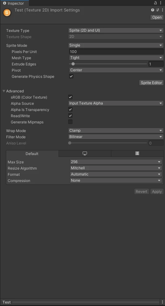 Unity图片的导入设置 - 哔哩哔哩
