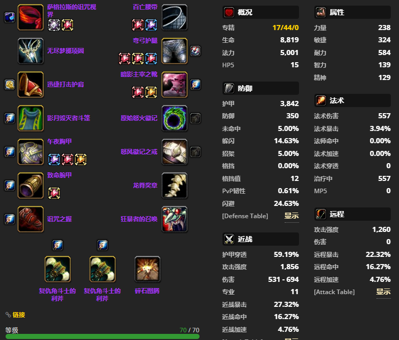 魔兽TBC：3个近战辅助P4毕业装，CJQ有专属装备，增强萨提升最大 - 哔哩哔哩