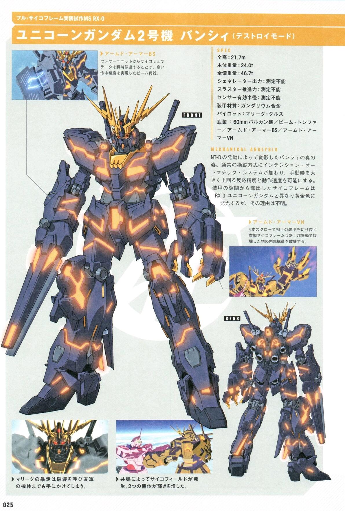 GUNDAM UC 0096 机体设定图#1 - 哔哩哔哩