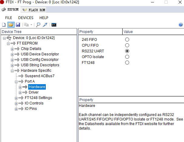 FT232H配置成232标准串口 - 哔哩哔哩