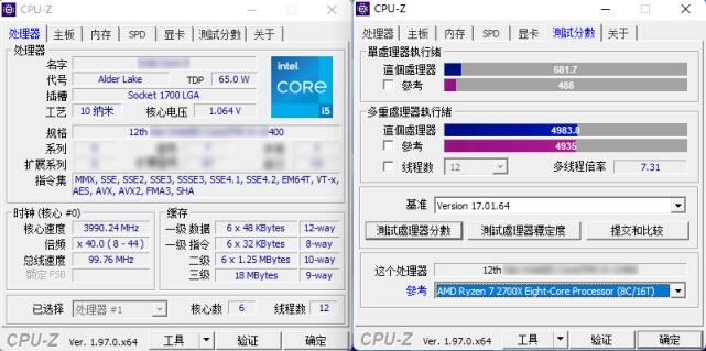 i5 12400(F)参数抢先看:纯GoldenCove 架构，6核12线程，功耗仅78.5W - 哔哩哔哩