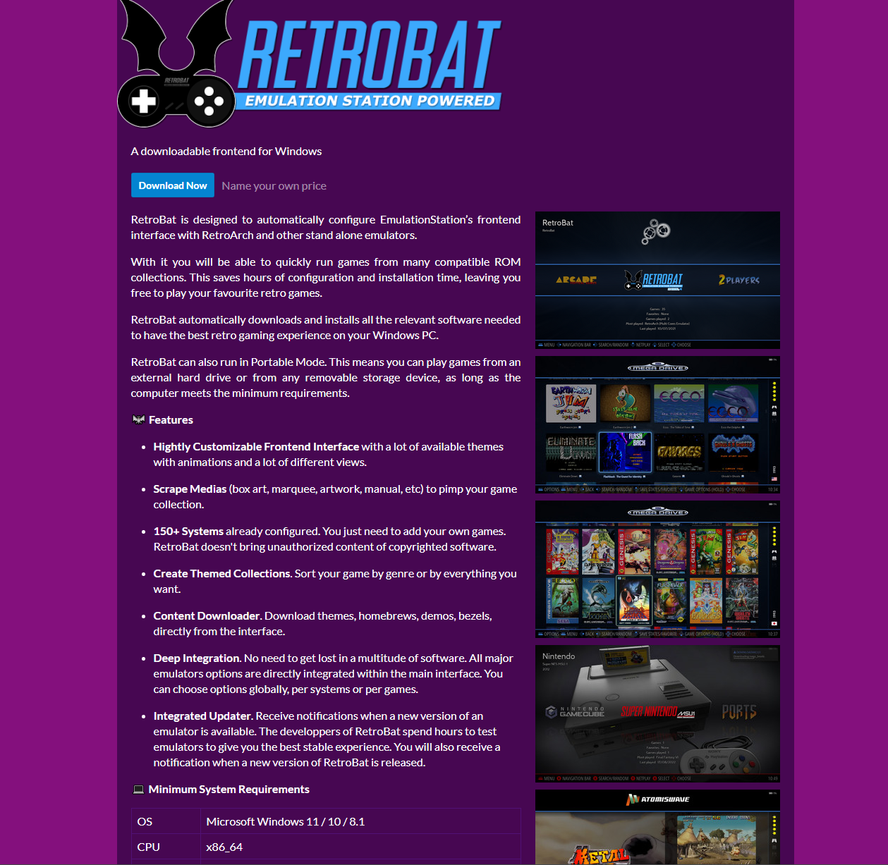 Retrbat5.0 正式版基础整合包发布（无游戏） - 哔哩哔哩