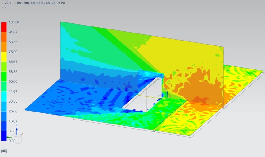 Simcenter 3D Ray Acoustics声线法仿真-高速路声屏障 - 哔哩哔哩