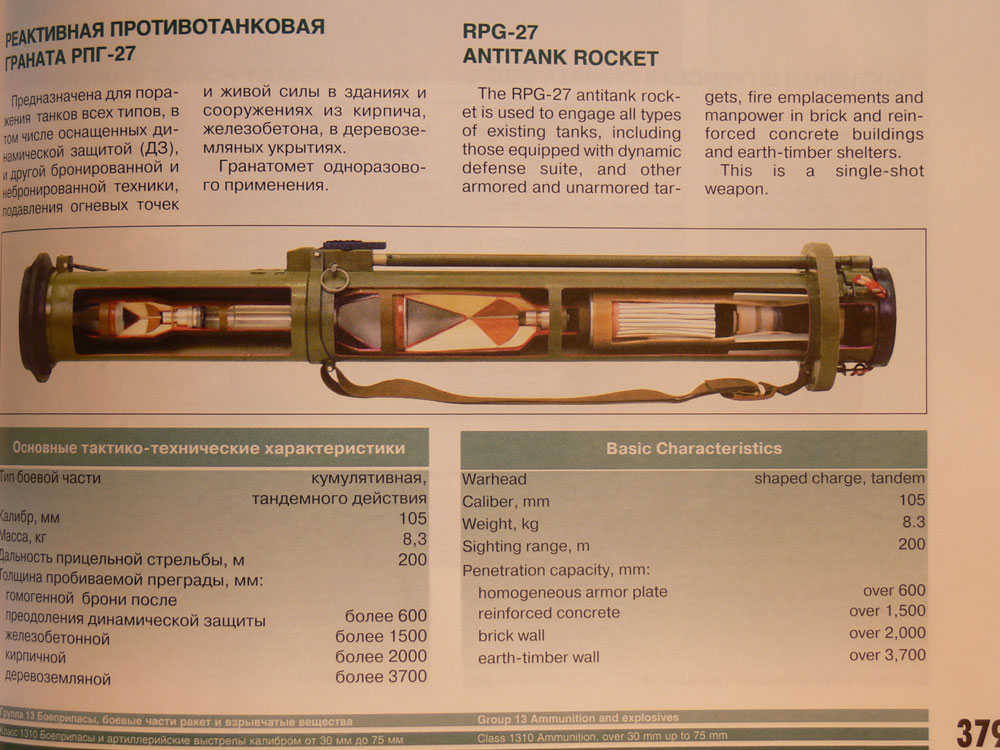 俄罗斯一次性火箭筒概览——RPG18/22/26/27 - 哔哩哔哩