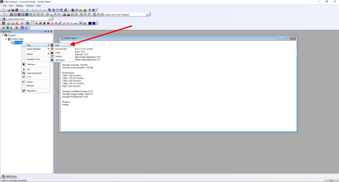 EBSD数据分析教程——OIM analysis如何用GOS map表征部分再结晶组织 - 哔哩哔哩