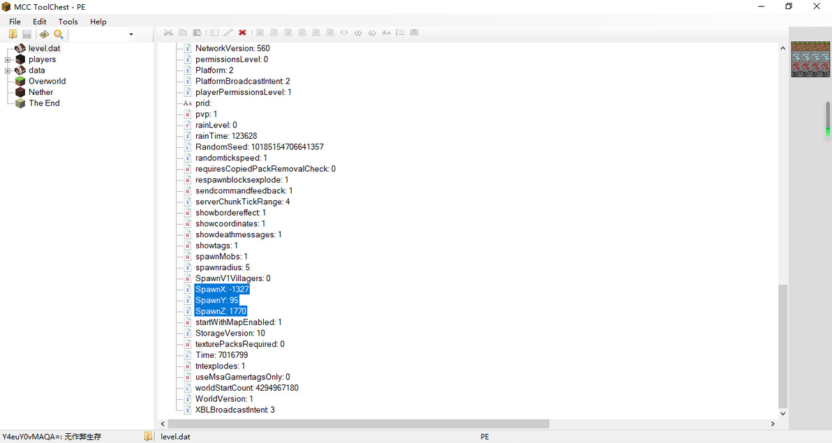 基岩版最强修改器，还能够将Java世界和基岩世界互相转换-MCC Tool Chest PEの使用教程 - 哔哩哔哩