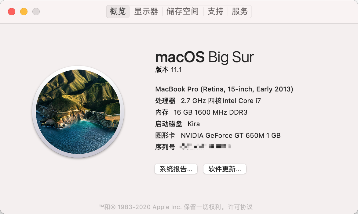 如何在老Mac book pro2013款早期 安装macOS Big Sur成功！ - 哔哩哔哩