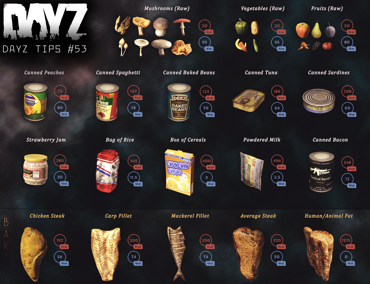 DAYZ 关于食物篇 - 哔哩哔哩