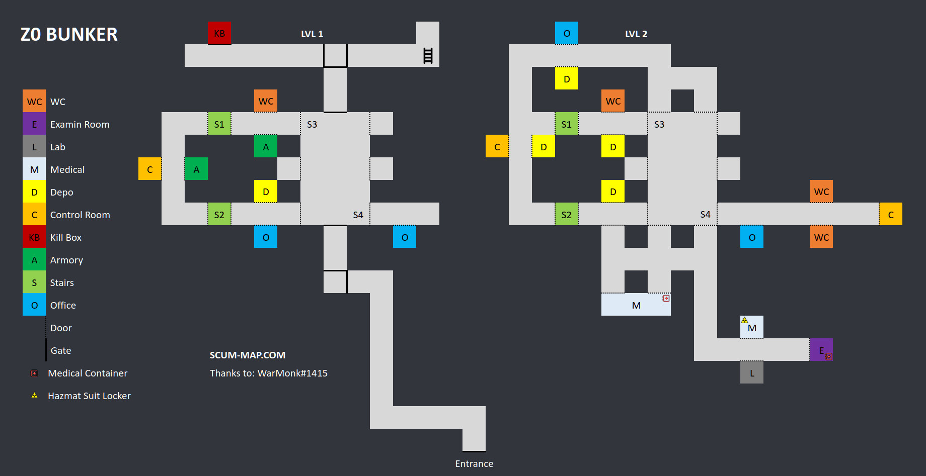 scum地堡地图(补)Z0-Z4 - 哔哩哔哩