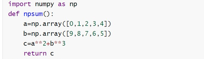 Import Numpy As Np 