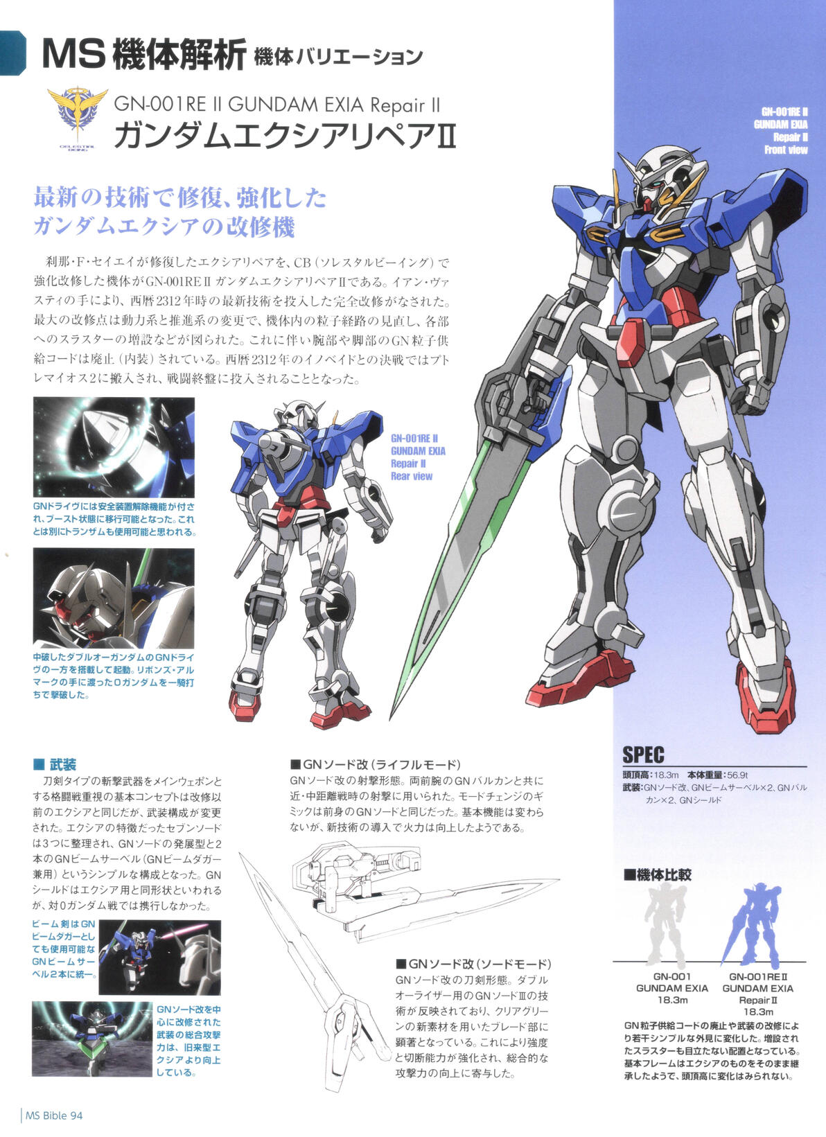 【一曰Acg】Gundam MS Bible 高达MS圣经 第094期 GN-001 能天使高达 刹那 日文原版 - 哔哩哔哩
