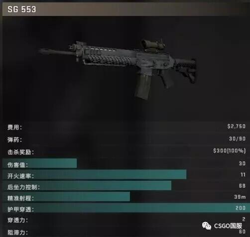 【男人枪】CSGO最精准的突击步枪——SG553 - 哔哩哔哩
