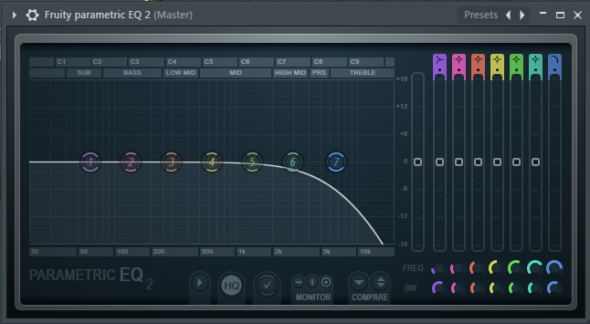 FL 自带实用（级常用）效果器Fruity Parametric EQ2介绍 - 哔哩哔哩