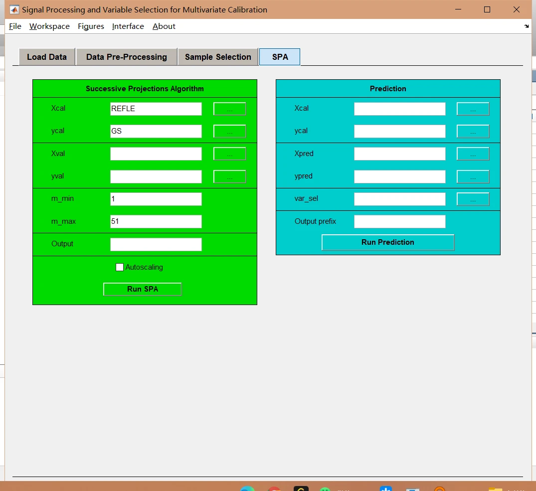 MATLAB连续投影算法SPA筛选波段示例 - 哔哩哔哩