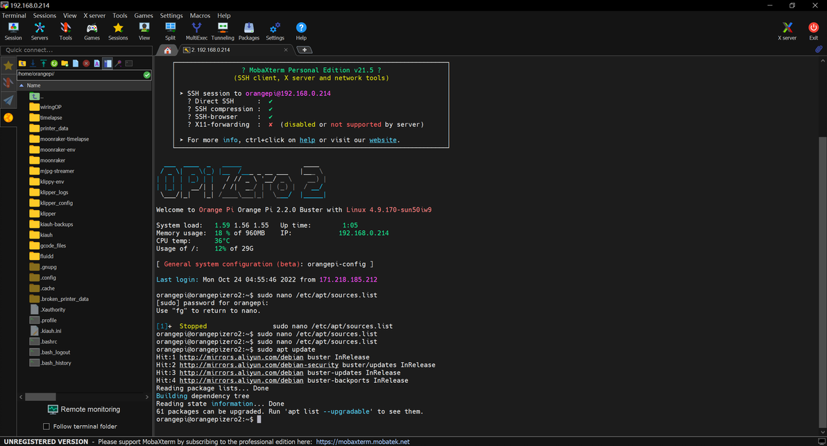 香橙派zero2 KLIPPER最全安装教程（安装篇） - 哔哩哔哩