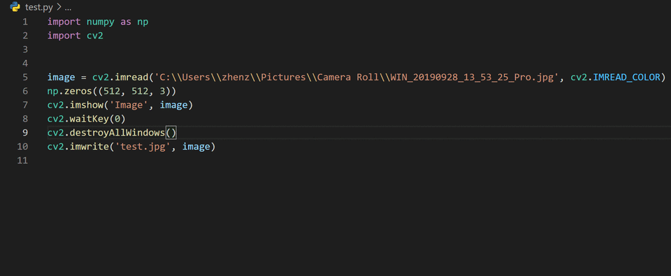 解决VSCode python cv2、numpy等代码提示问题 - 哔哩哔哩