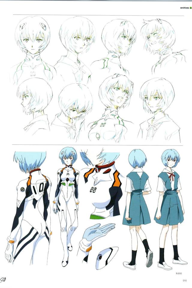 EVA 新世纪福音战士剧场版：破 设定集电子版图片完整上传（1）人物设计 - 哔哩哔哩