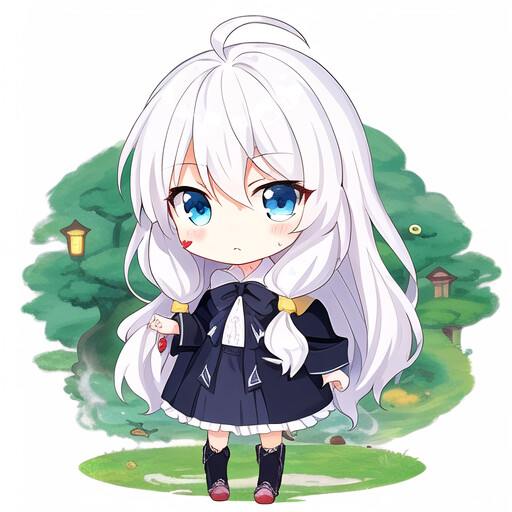 【NovelAI】100张伊蕾娜Q版头像分享 - 哔哩哔哩