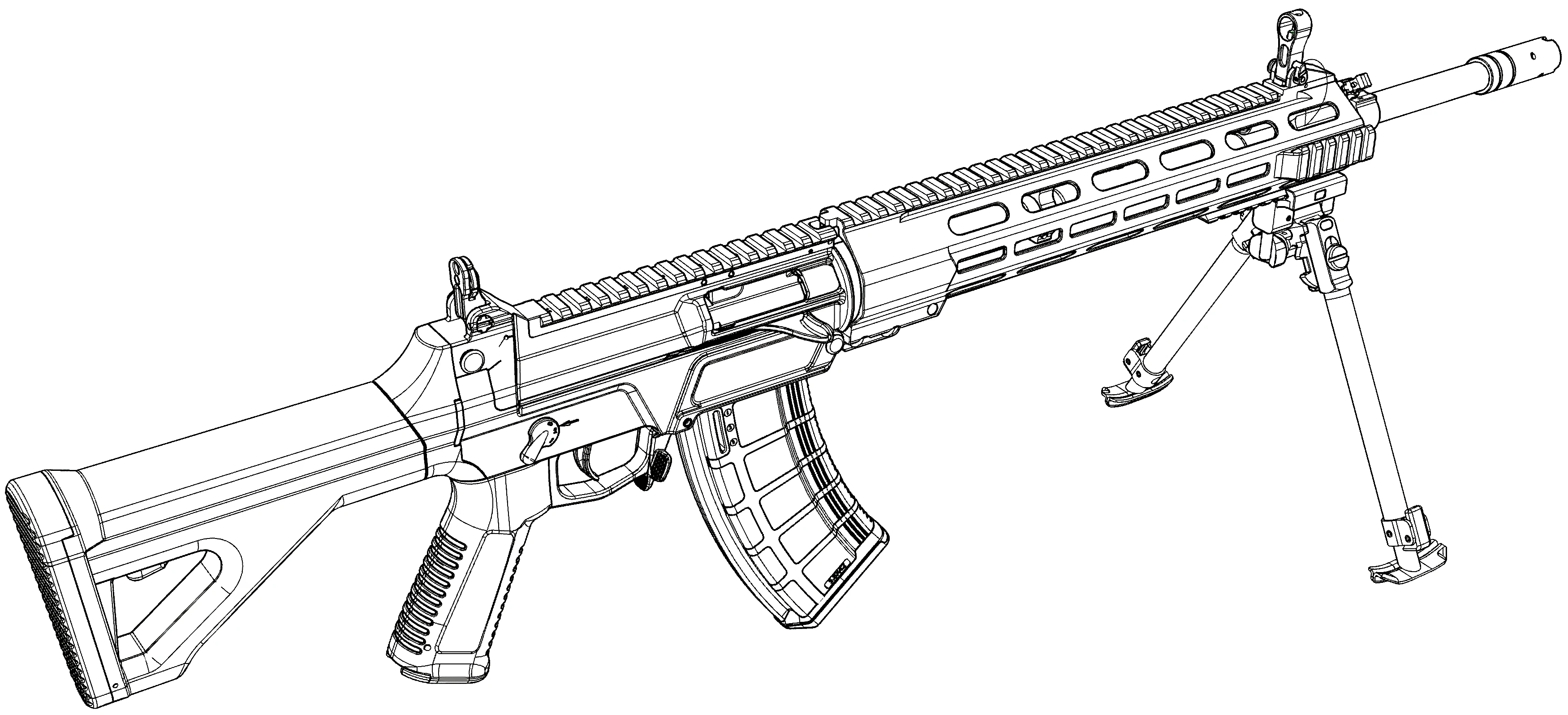 QBZ/QBU-191建模参考（上） - 哔哩哔哩