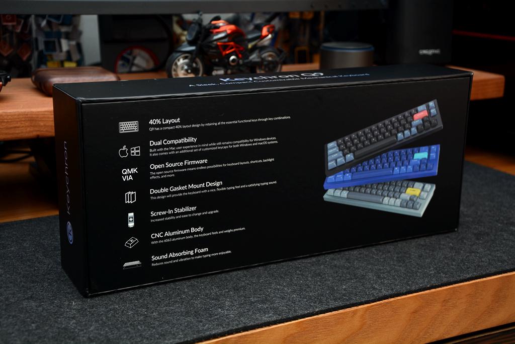 40%配列、全铝、Gasket结构，Keychron Q9客制化机械键盘开箱 - 哔哩哔哩