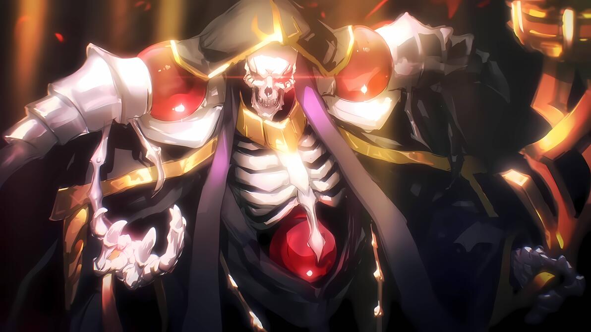 OVERLORD第四季ed插画4K高清 - 哔哩哔哩