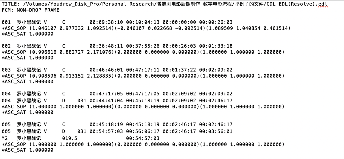 更随便的聊聊 002 | EDL与CDL学习笔记 - 哔哩哔哩