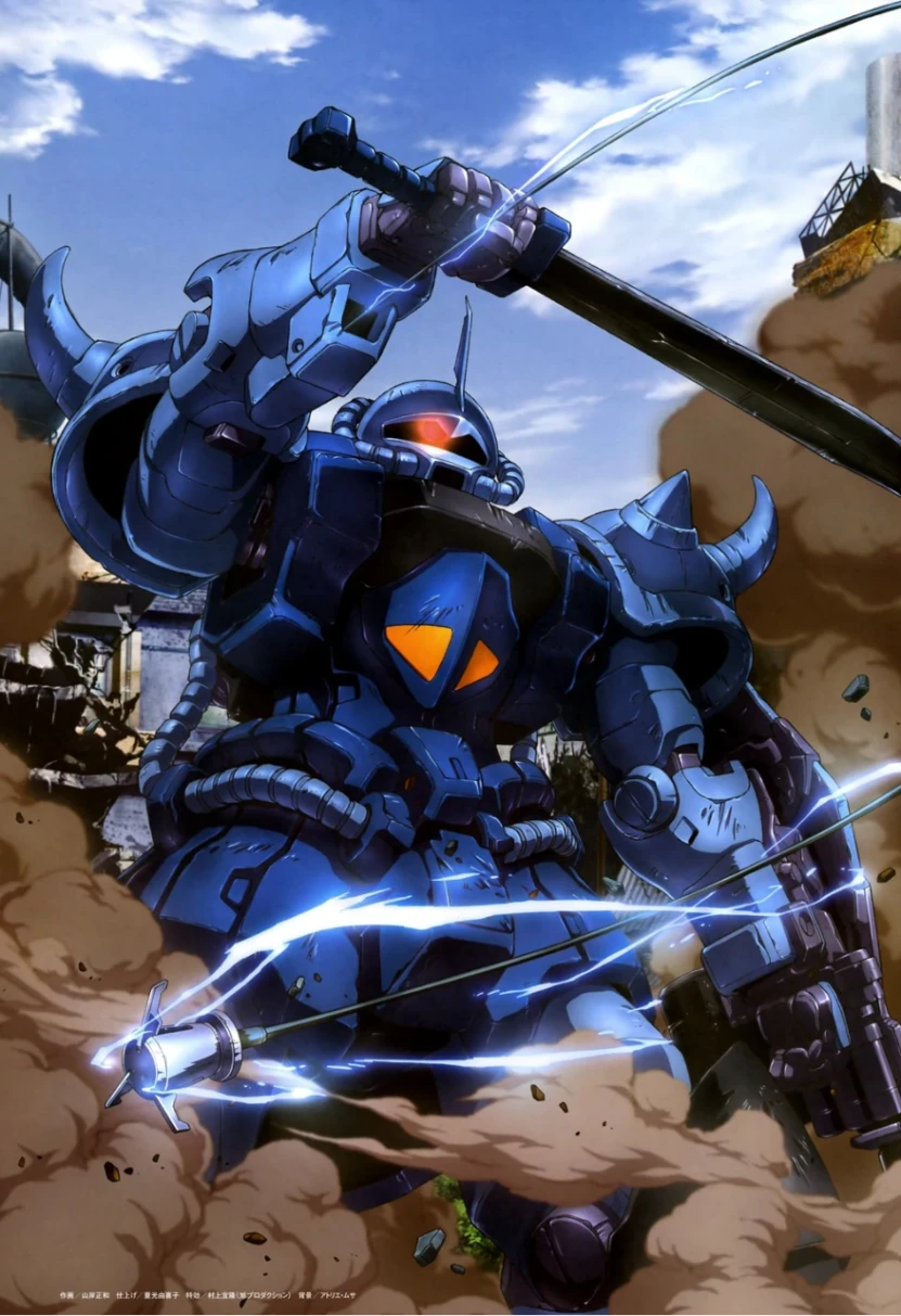 【高达08MS小队】虎王现世----MS-07B-3 特装型老虎 - 哔哩哔哩