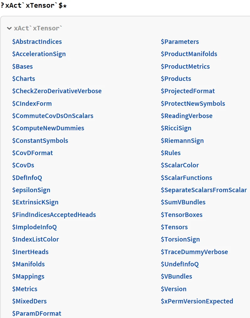 『xAct 02 xTensor 加载、命令一览』Mathematica张量计算包xAct学习笔记 - 哔哩哔哩