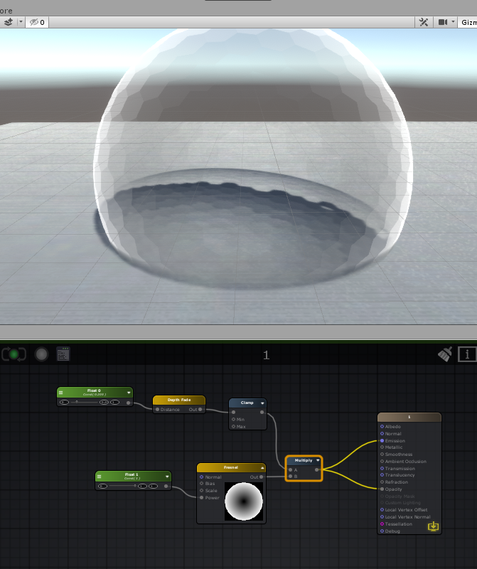 Unity 深度混合节点的使用shader-02 - 哔哩哔哩