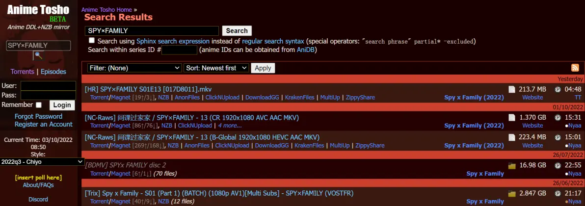 动漫磁力网站汇总 - 哔哩哔哩
