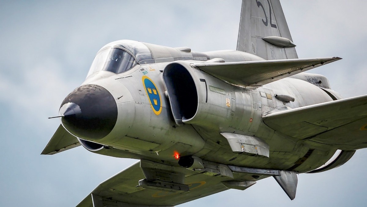 聊聊瑞典Saab37战斗机：思路决定出路，好飞机就要不走寻常路 - 哔哩哔哩