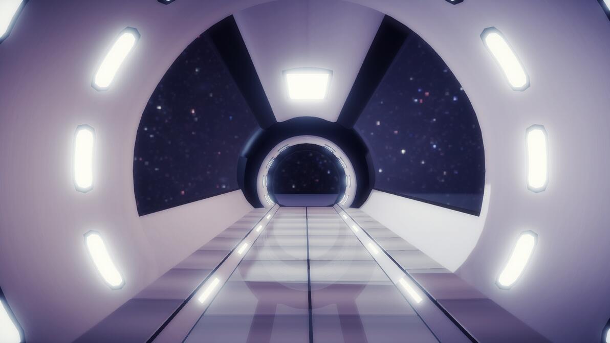 【MMD场景配布】太空舱 - 哔哩哔哩